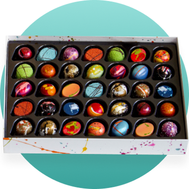 Kate Weiser Chocolate | Hand-Painted Artisan Chocolates